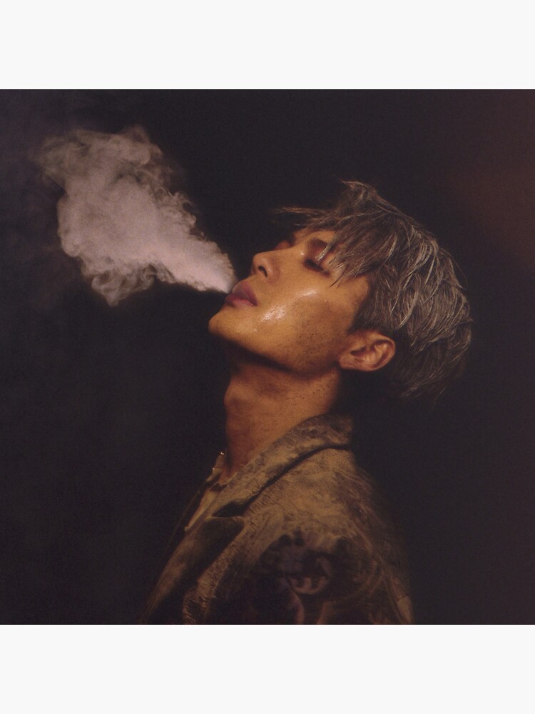 "Blow The Smoke -Aesthetic Idol Music Poster" Sticker for Sale by ...