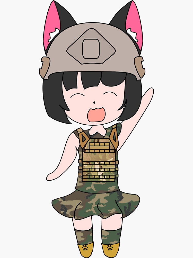 "Tactical Chibi M81 Woodland colors" Sticker for Sale by X-RayActual ...