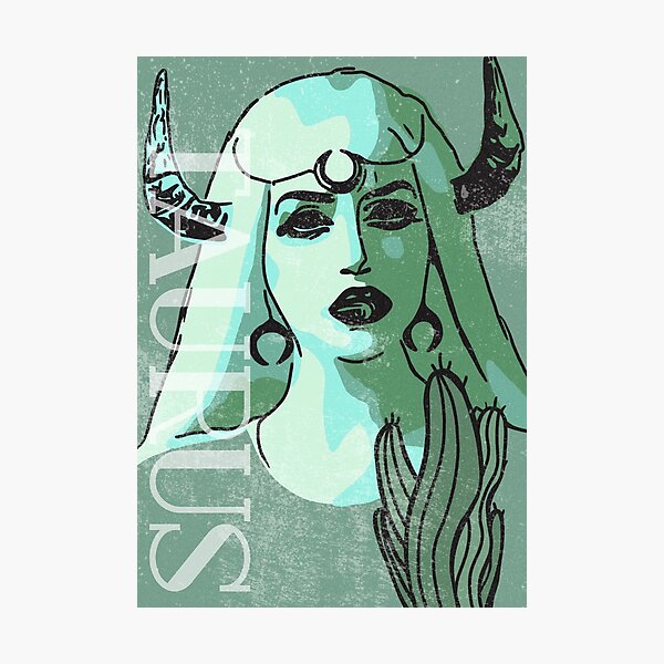 "Taurus print illustration Pluginbaby Original" Photographic Print for ...