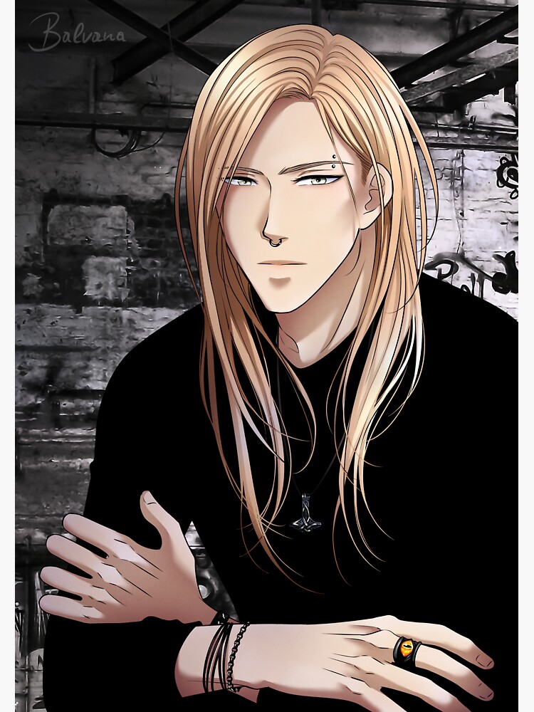 "Hell's Dawn ~ Fabio" Sticker for Sale by Balvana | Redbubble