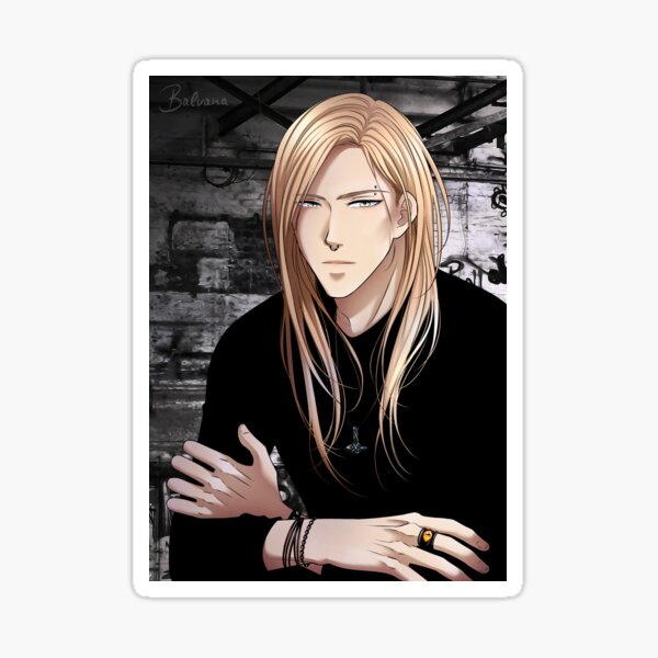 "Hell's Dawn ~ Fabio" Sticker for Sale by Balvana | Redbubble