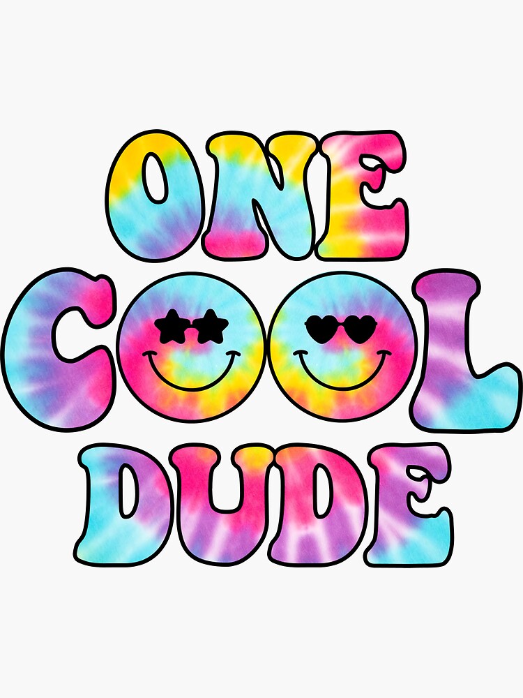 "one cool dude " Sticker for Sale by medomin6 | Redbubble