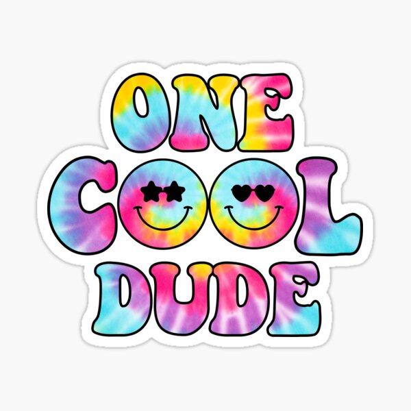 "one cool dude " Sticker for Sale by medomin6 | Redbubble