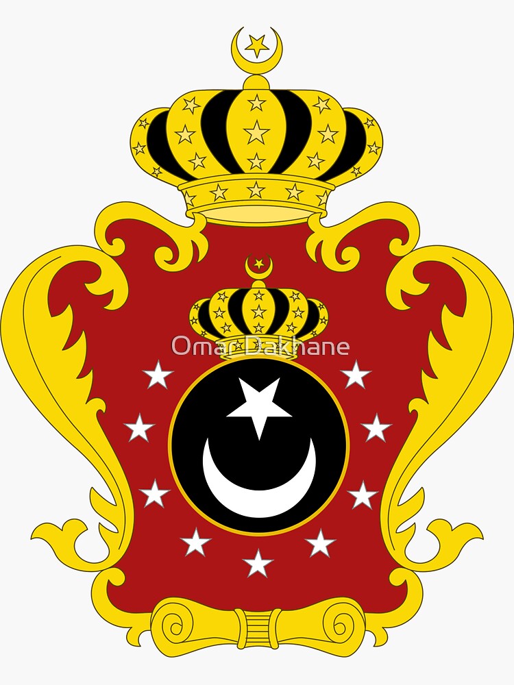 "Coat of Arms (Kingdom of Libya)" Sticker for Sale by OmarDakhane ...