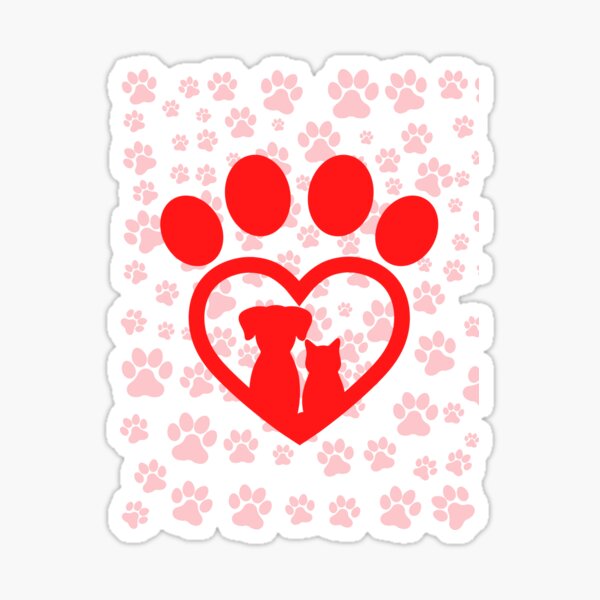 "dog footprint" Sticker for Sale by kyds | Redbubble
