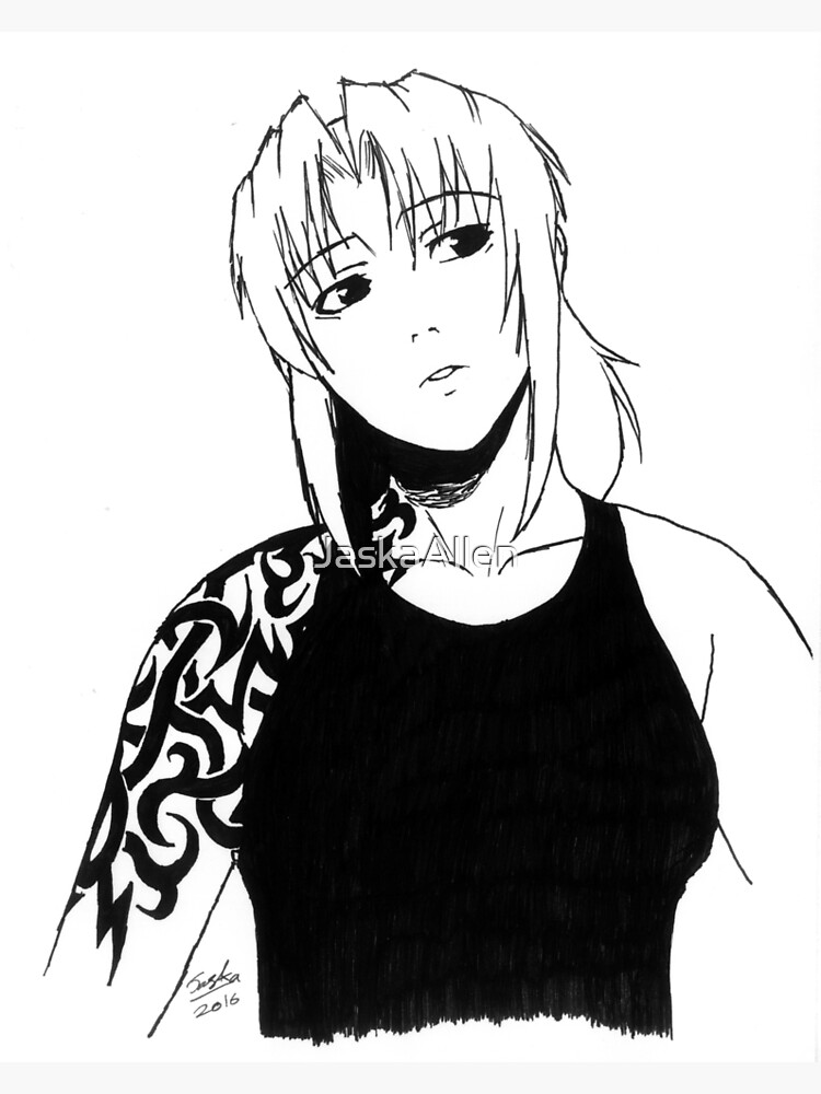 "Revy - Black Lagoon" Poster by JaskaAllen | Redbubble