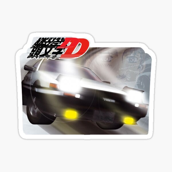 "Initial D" Sticker for Sale by Batotastore | Redbubble
