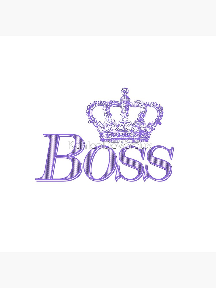 "Queen Boss Merch" Throw Pillow for Sale by KahlenDeveraux | Redbubble