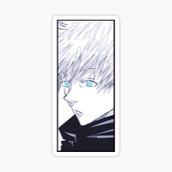 "Gojo manga sticker chroma" Sticker for Sale by Elixs | Redbubble