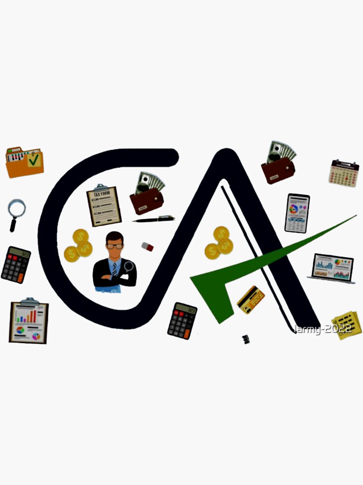 "Chartered Accountant" Sticker for Sale by Iarmy-2022 | Redbubble