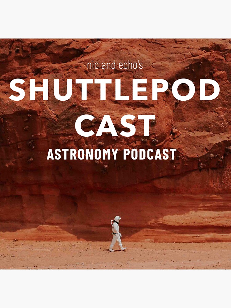 "Shuttlepod Cast Main Cover Art" Sticker for Sale by shuttlepodcast ...