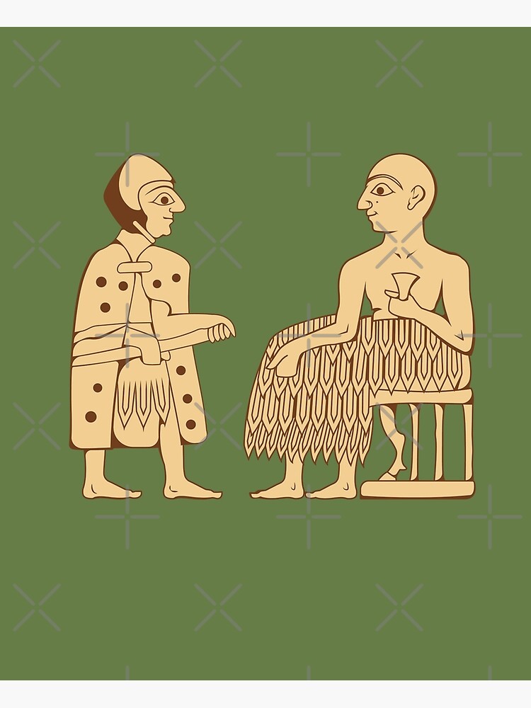 "Sumerian King Lugal kisalsi" Poster for Sale by YousifAziz | Redbubble