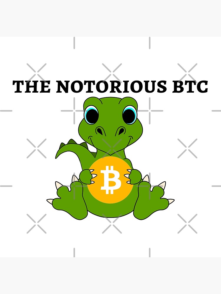"The notorious Bitcoin" Poster for Sale by Hannahatelier | Redbubble