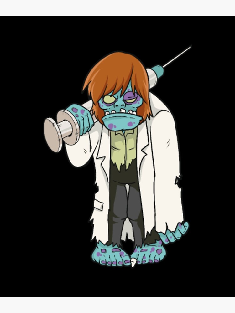 "Doctor Zombie Halloween Monster Syringe Horror" Poster for Sale by ...