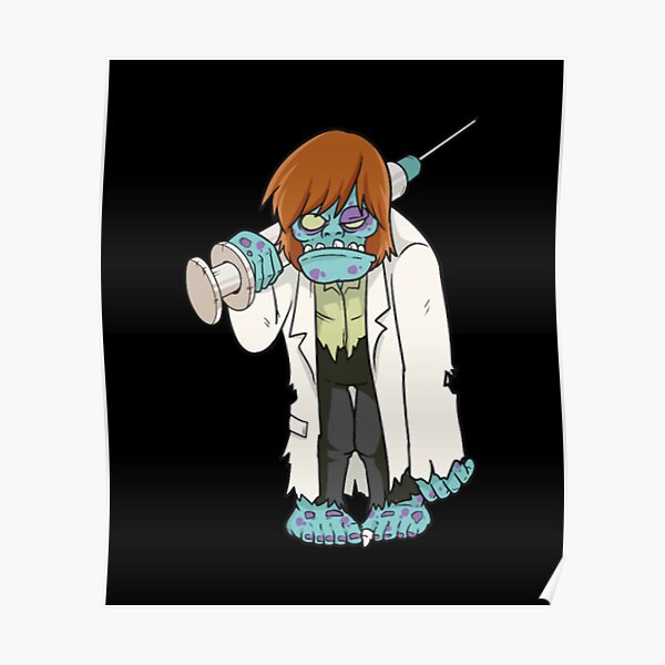 "Doctor Zombie Halloween Monster Syringe Horror" Poster for Sale by ...