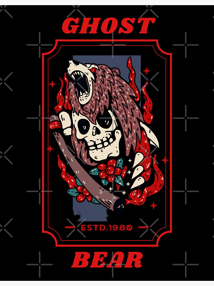 "Zombie Creepy Kawaii Teddy Bear - Ghost Bear" Sticker for Sale by bsrishika | Redbubble