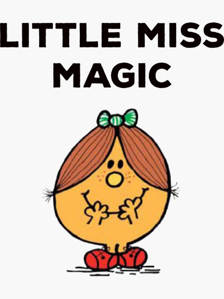 "Little Miss Magic" Sticker for Sale by Jamaika-Vuppir | Redbubble