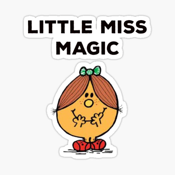"Little Miss Magic" Sticker for Sale by Jamaika-Vuppir | Redbubble