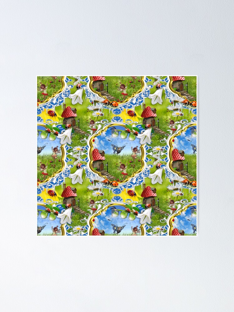 "LADYBIRDS AND BUTTERFLIES FAIRIES" Poster for Sale by NadineMay ...