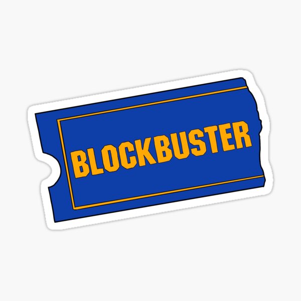 "Blockbuster ticket" Sticker for Sale by siobhangrady | Redbubble