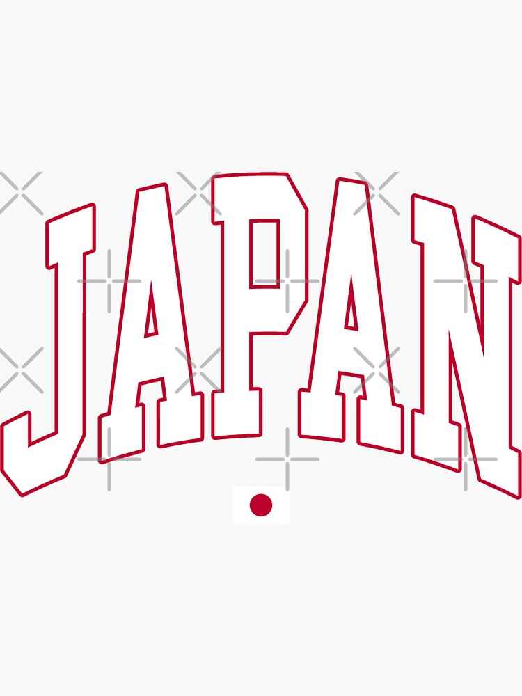 "Japan | College/University Style Japanese Flag" Sticker for Sale by ...