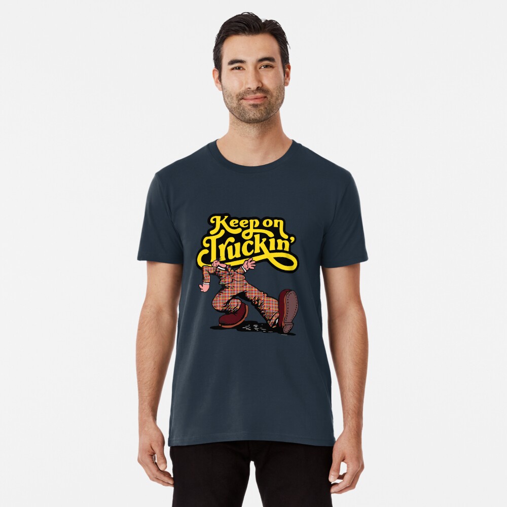 "Grotesque Caricatures Monster Keep On Truckin' Plaid Graphic For Fans ...