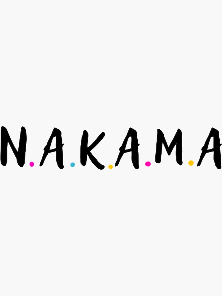 "Nakama one piece Friends" Sticker for Sale by ANIDESS | Redbubble