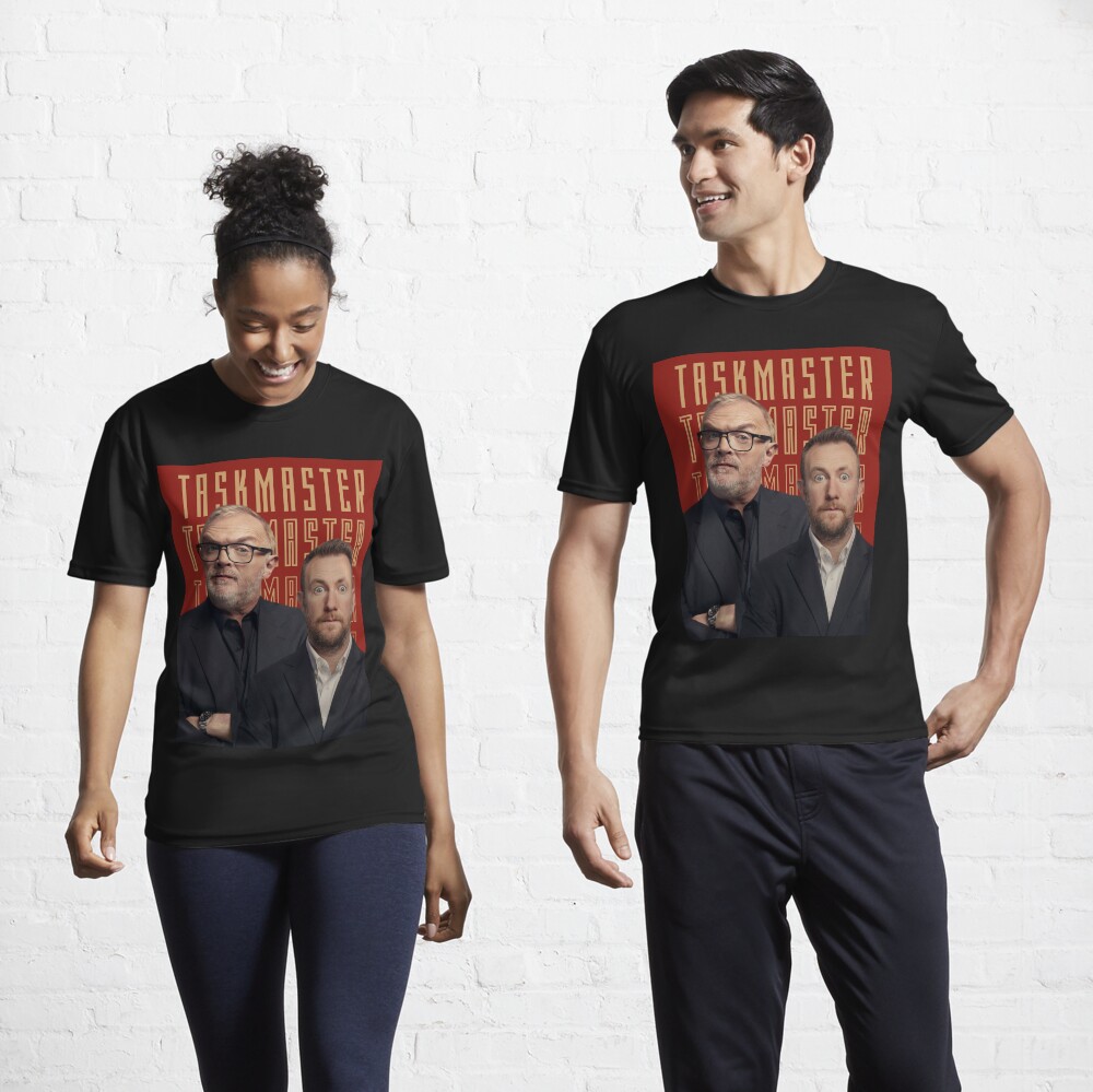 "Taskmaster- Alex Horne & Greg Davies" Sticker for Sale by Jook | Redbubble