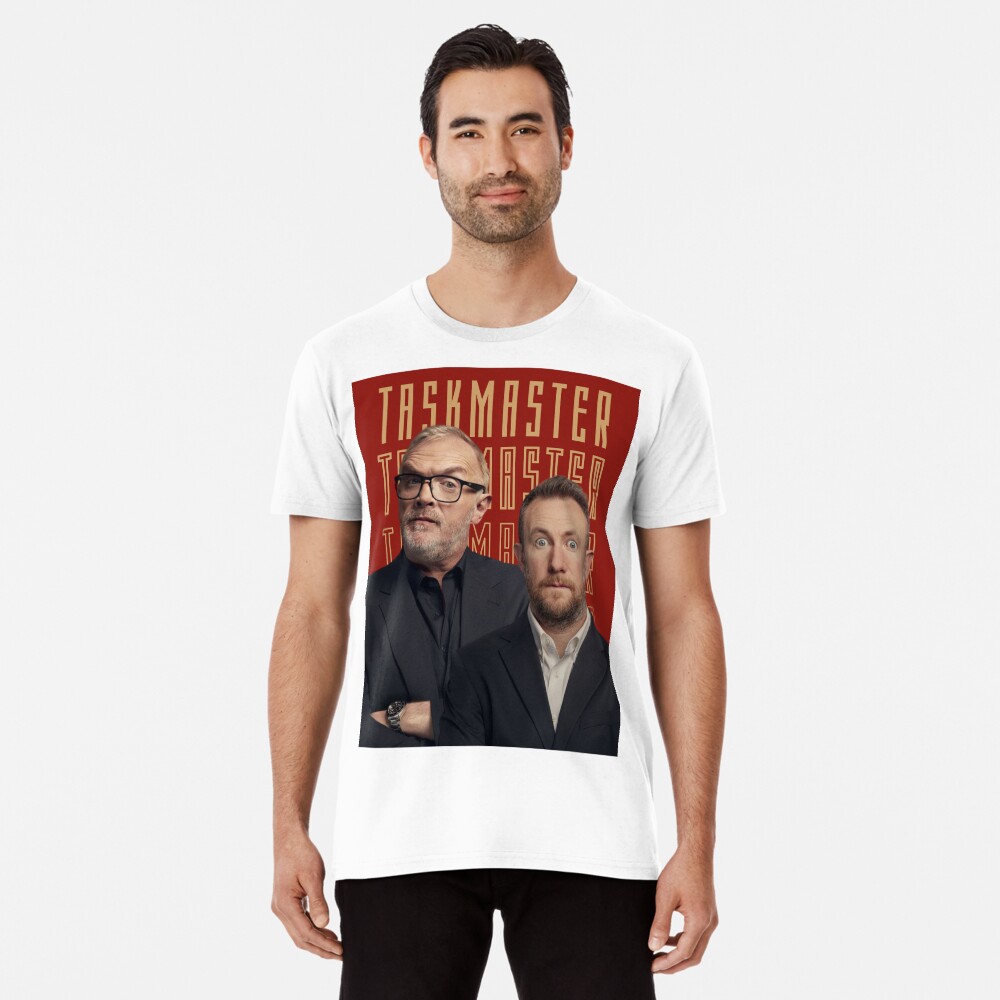 "Taskmaster- Alex Horne & Greg Davies" Sticker for Sale by Jook | Redbubble
