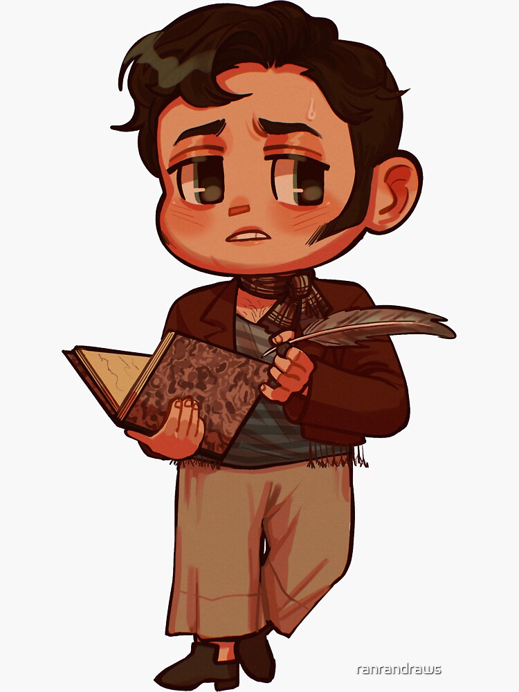 "Lucius Spriggs" Sticker for Sale by ranrandraws | Redbubble