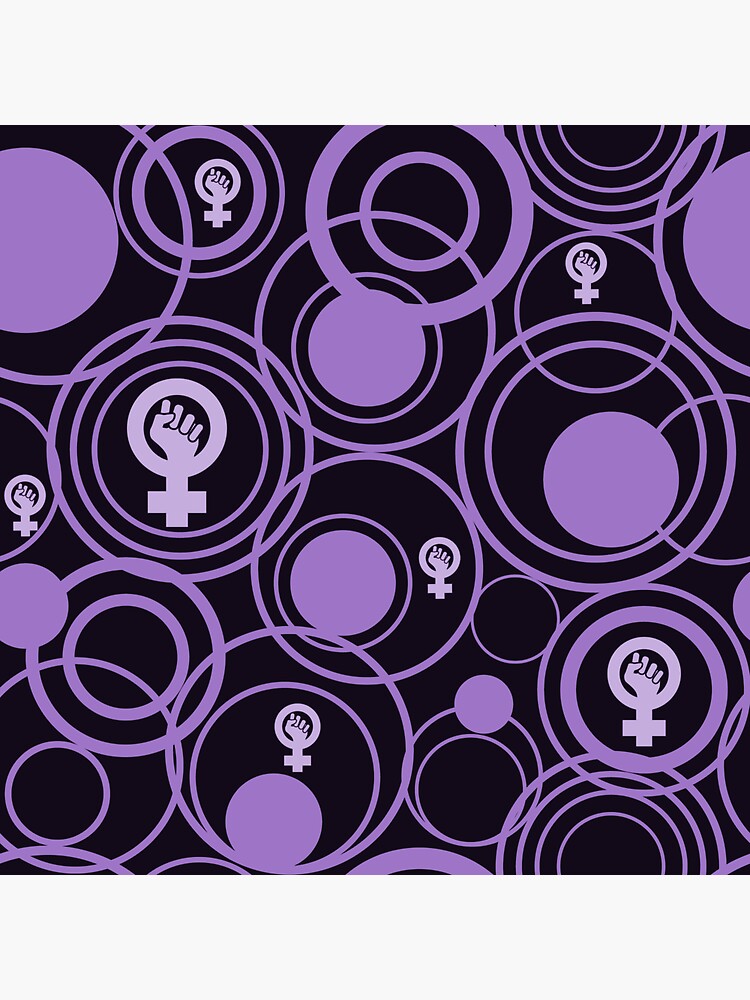 "Womens Purple Symbol Protest" Sticker for Sale by seagullz | Redbubble