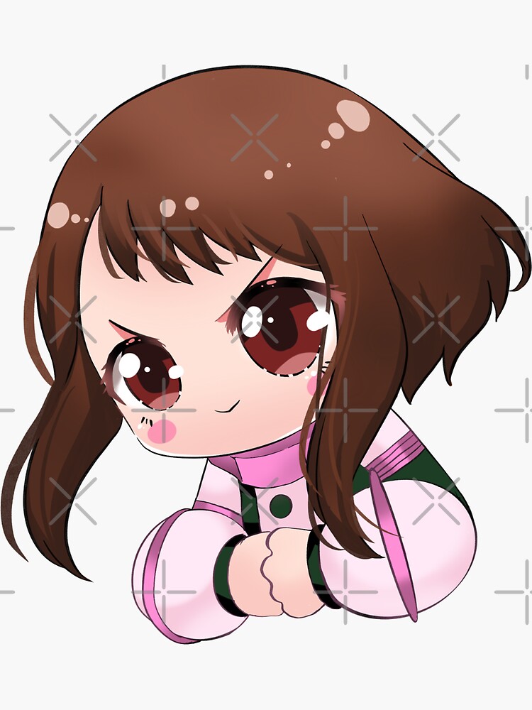 Ochako Uraraka Sticker For Sale By Siappa Redbubble