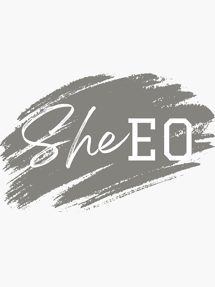 "SheEO" Sticker for Sale by rahoutline | Redbubble