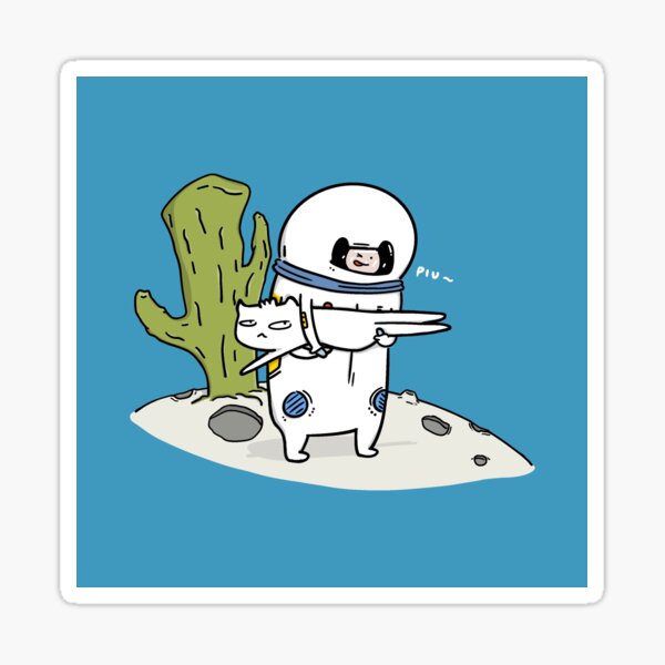 "Ordii Become Piu Piu - Original Background" Sticker for Sale by ...