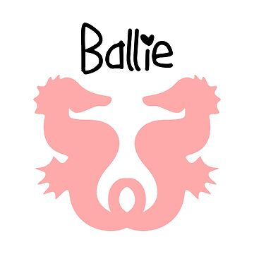 "Ballie seahorses" Sticker for Sale by Wentworthtalk | Redbubble