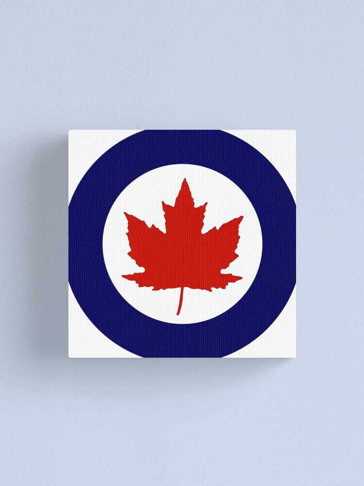 "Roundel of the Royal Canadian Air Force, 1924-1968" Canvas Print by ...