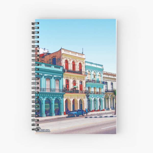 "Havana Cuba City" Spiral Notebook for Sale by Alexandra Rty | Redbubble