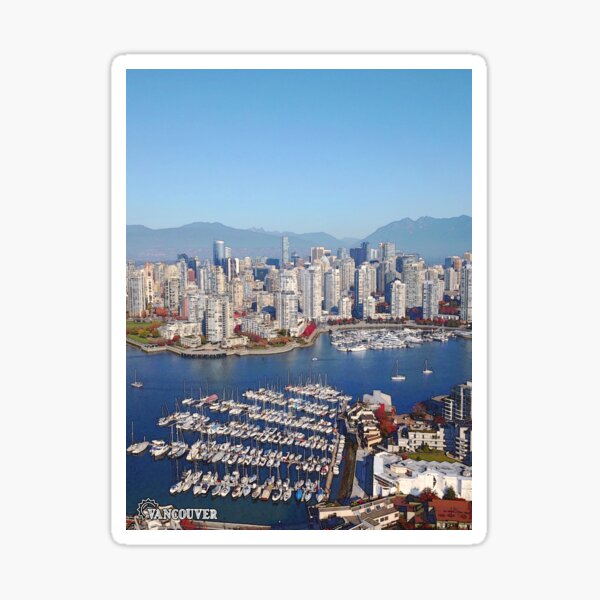 "Vancouver Canada City" Sticker for Sale by PostersStickers | Redbubble