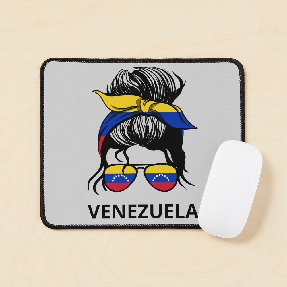 "Venezuela Flag - Venezuelan Woman With Messy Bun I" Poster for Sale by ...