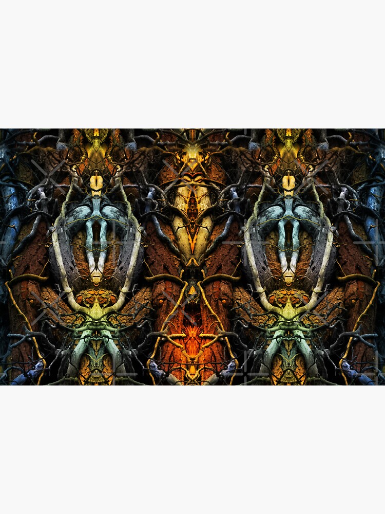 "IV Tree 1 (Revisited)" Sticker for Sale by Yampimon | Redbubble