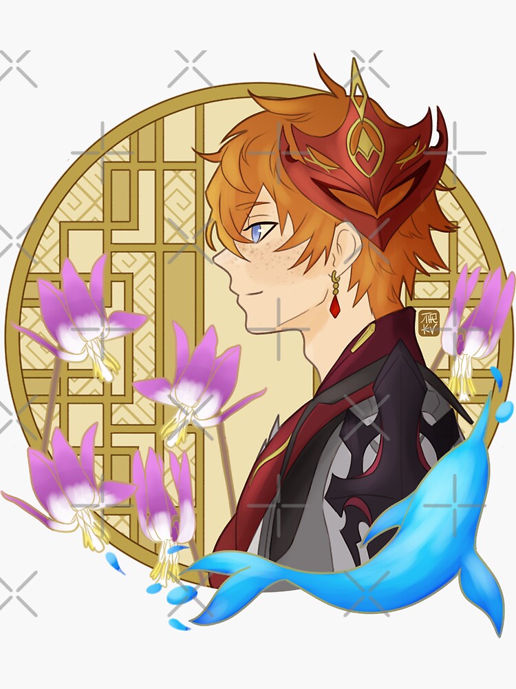 "Childe, Genshin Impact" Sticker for Sale by Morkerav | Redbubble