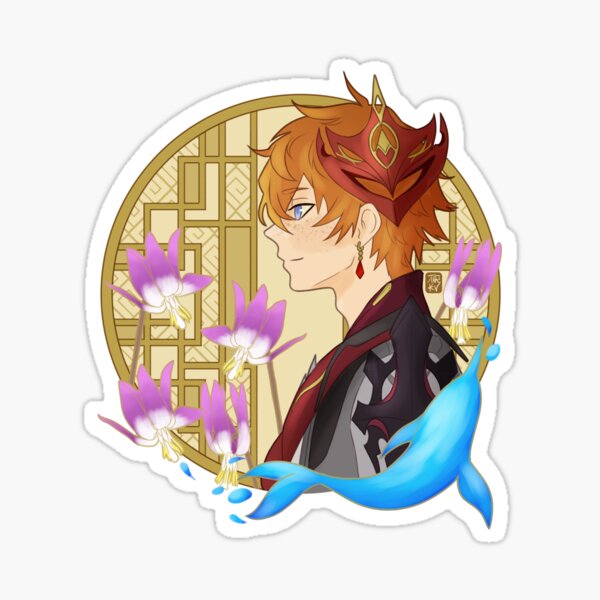 "Childe, Genshin Impact" Sticker for Sale by Morkerav | Redbubble