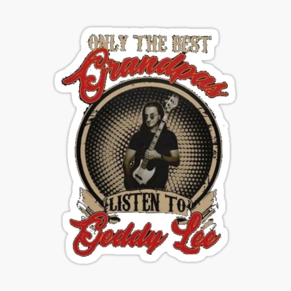 "Geddy lee" Sticker for Sale by FlamIngoy | Redbubble