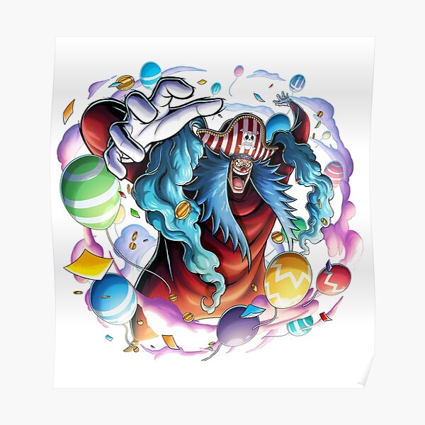 "Buggy : one piece" Poster for Sale by XYPROW | Redbubble