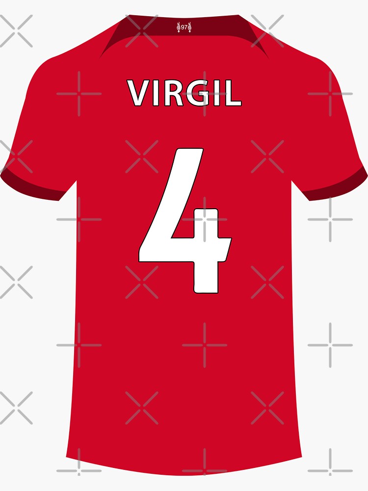 "Virgil van Dijk - Liverpool 22" Sticker for Sale by OnTargetSports ...