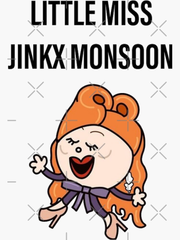 "Jinkx Monsoon " Sticker for Sale by FlamIngoy | Redbubble
