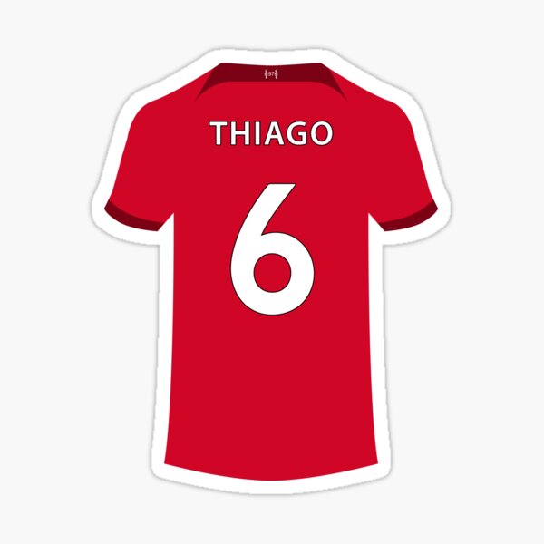 "Thiago - Liverpool 22" Sticker for Sale by OnTargetSports | Redbubble