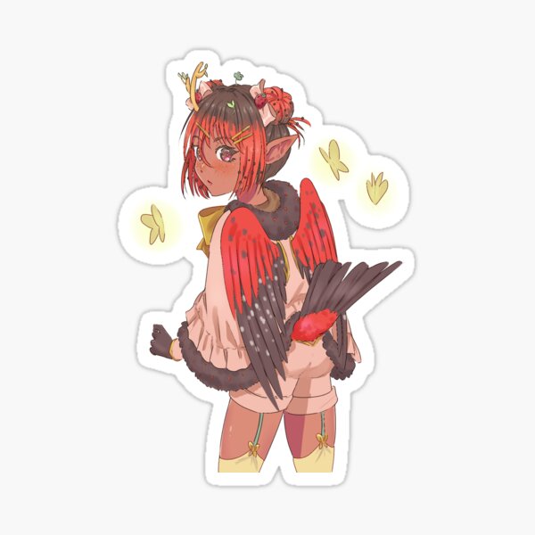 "Original Character" Sticker for Sale by Daykuronuma | Redbubble