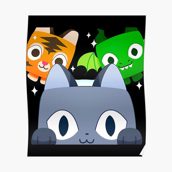 "pet simulator x " Poster for Sale by critdripp | Redbubble