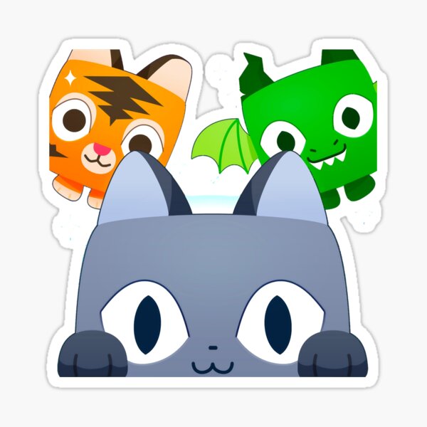 "pet simulator x " Sticker for Sale by critdripp | Redbubble